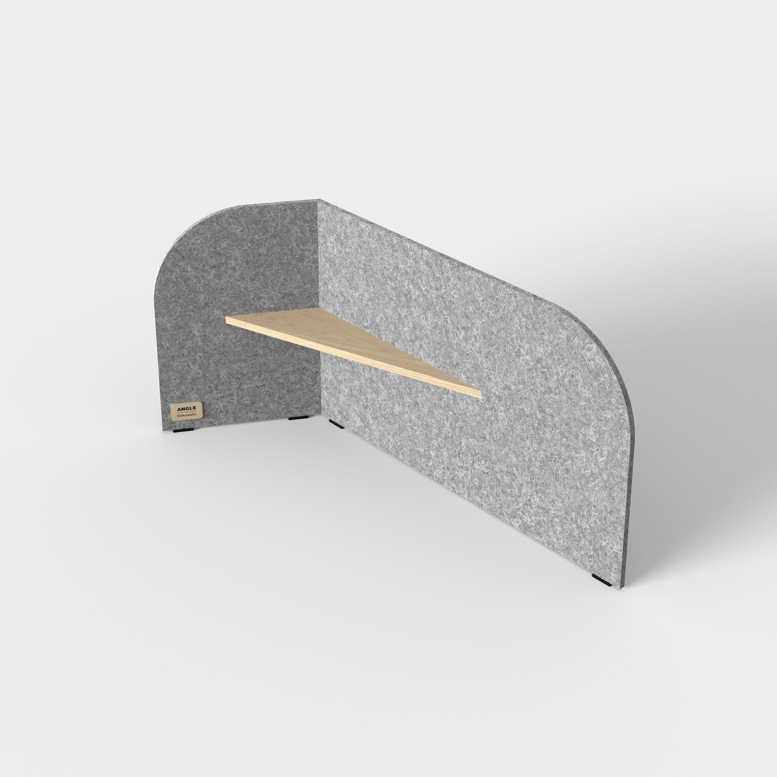 Angle acoustic table divider by Ximo Roca - EliAcoustic